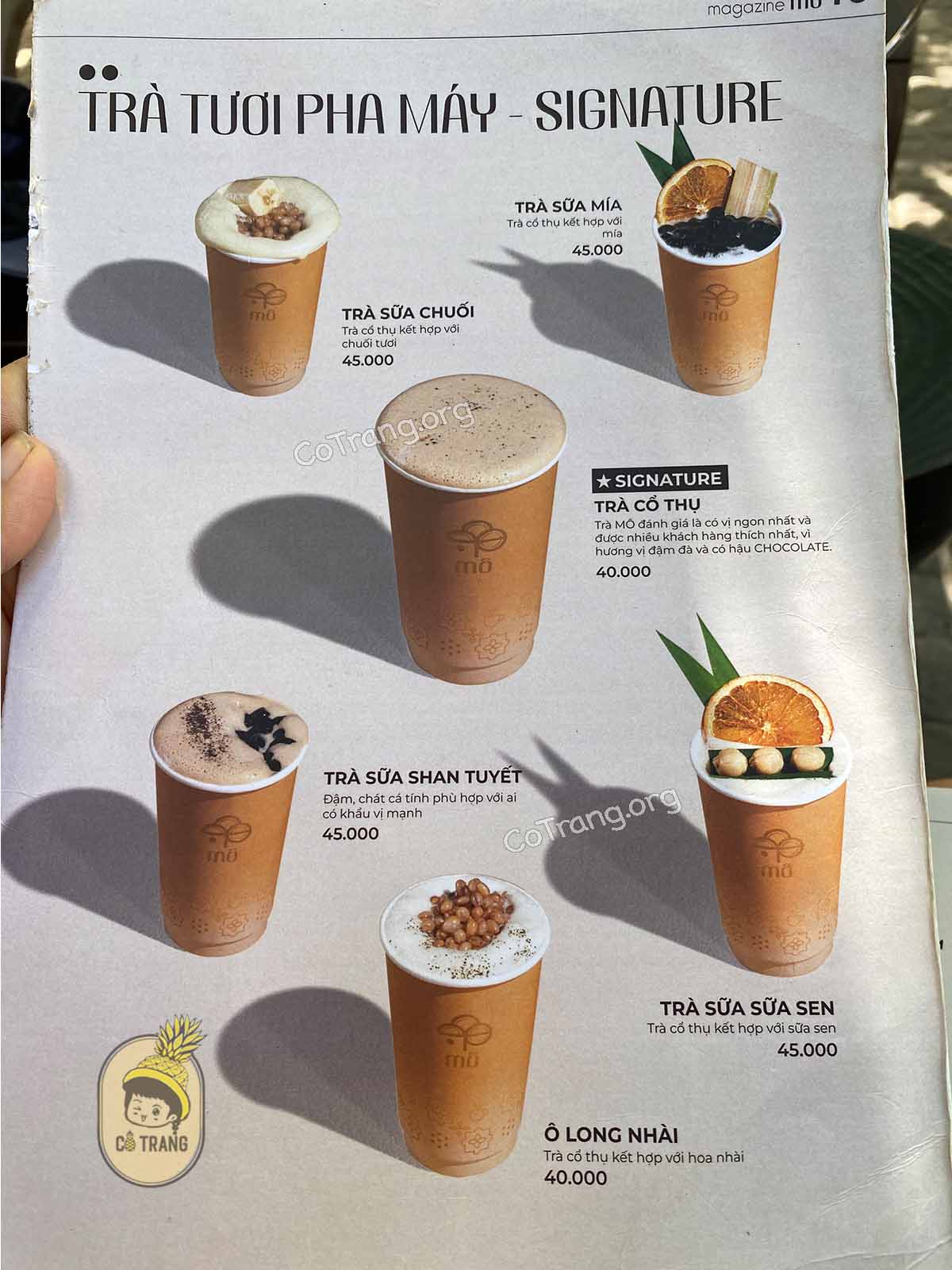 MÔ Coffee and Tea - Quán cafe checkin đẹp tại Đồng Hới, menu, review