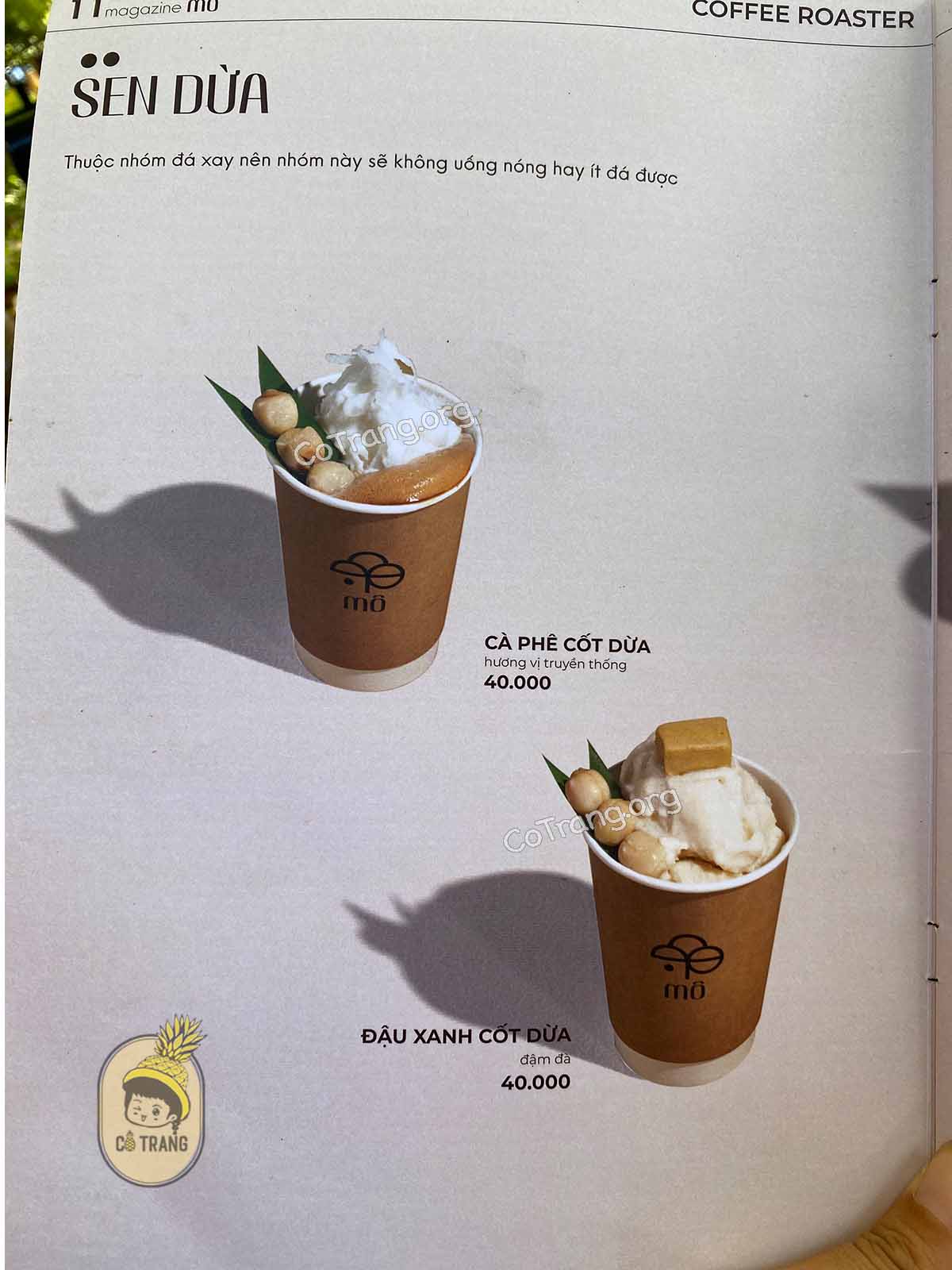 MÔ Coffee and Tea - Quán cafe checkin đẹp tại Đồng Hới, menu, review