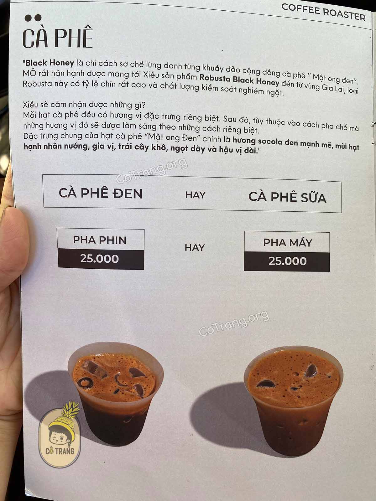 MÔ Coffee and Tea - Quán cafe checkin đẹp tại Đồng Hới, menu, review