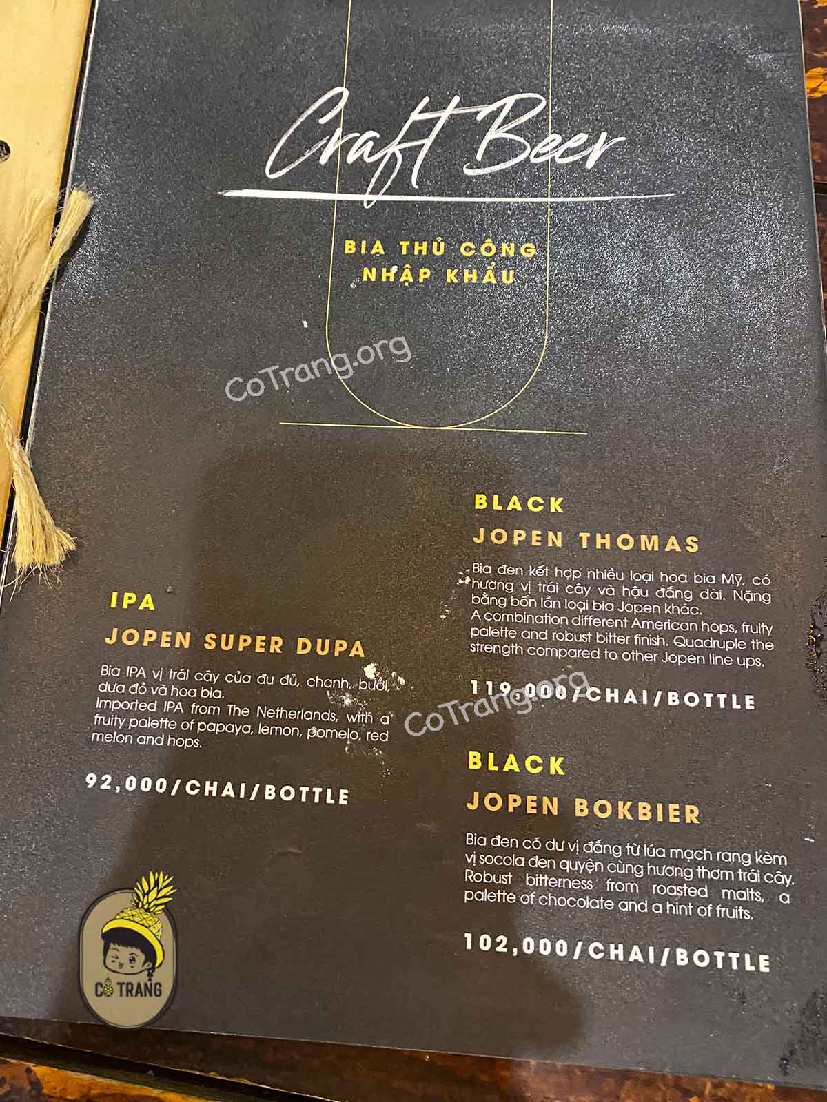 Trải Nghiệm Draft Beer Euro Village Đà Nẵng view Cầu Rồng - Menu, Review