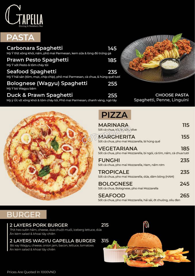 Gapella Dining & Cocktail Bar - Khu vườn Hy Lạp cực chill tại Đà Nẵng ...