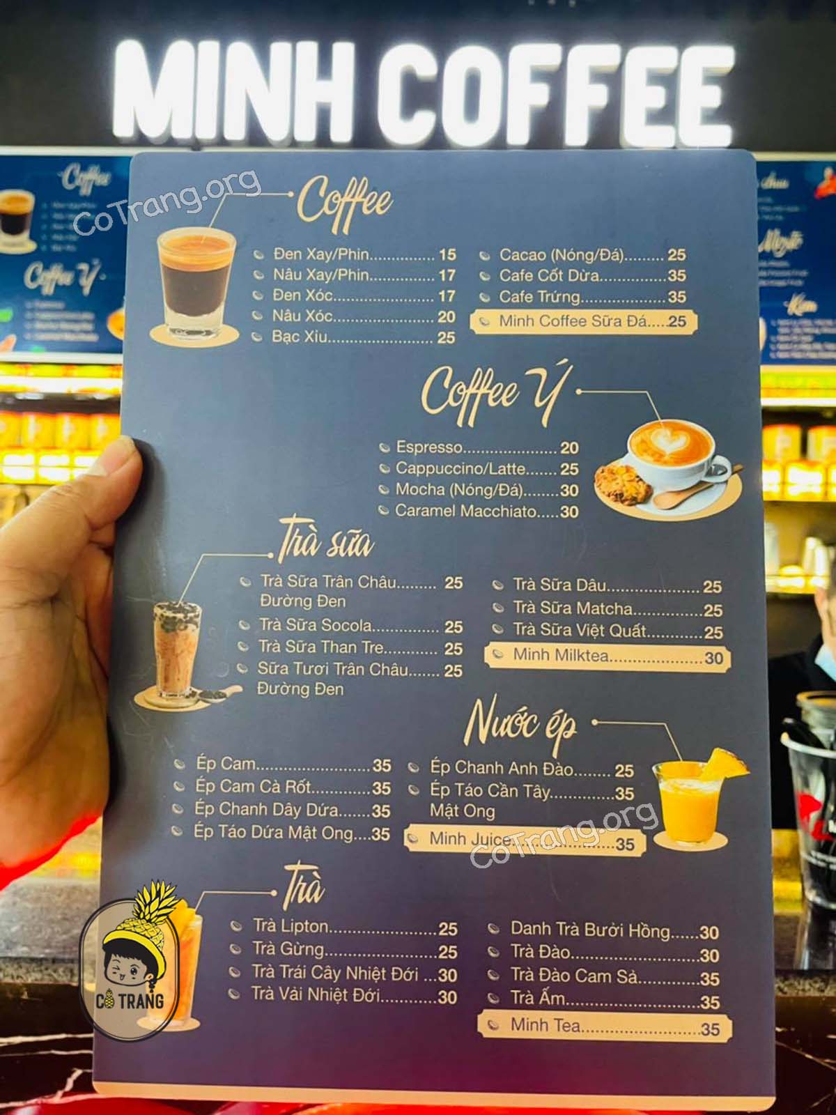 Minh Coffee Đồng Hới - Quán cafe sân vườn có hồ cá Koi ấn tượng, menu ...