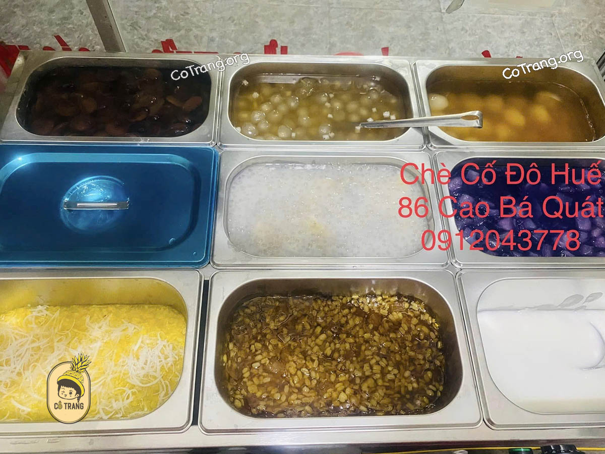 Chè Cố Đô Huế Đồng Hới - Quán chè ngon và đông khách, menu, review