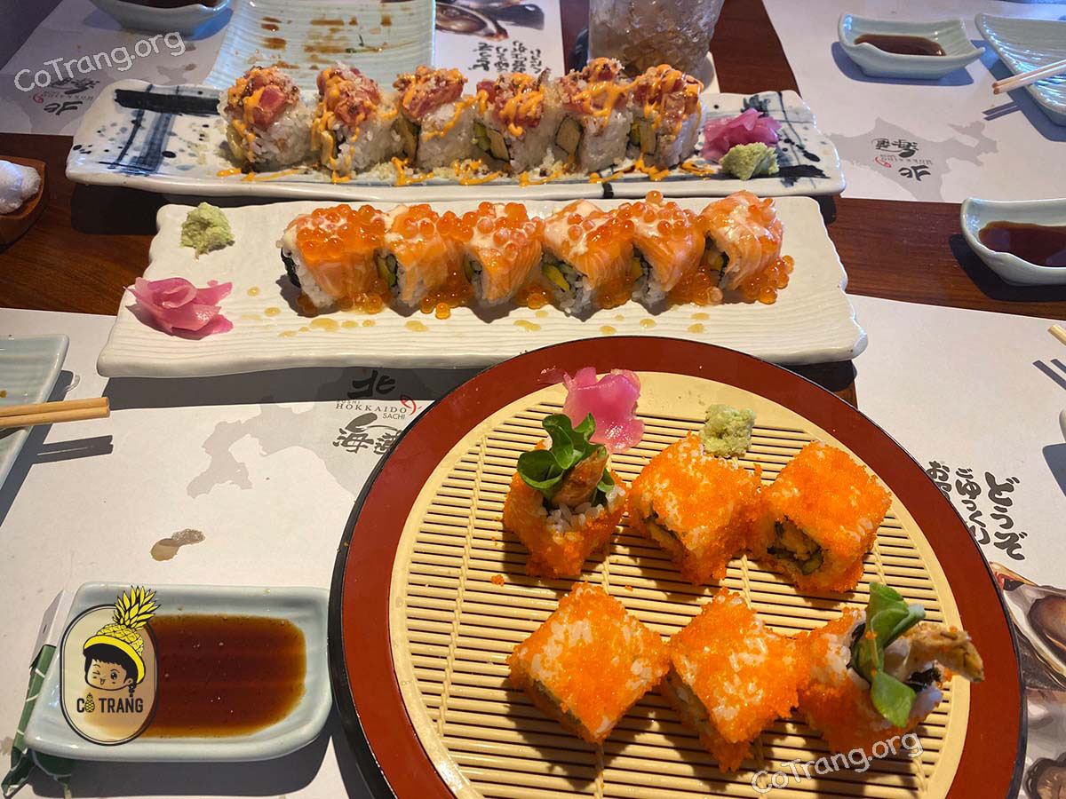 Hokkaido Sachi Phan Xích Long - Thưởng Thức Sushi Siêu Ngon, Menu, Review
