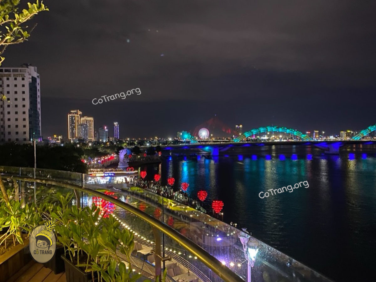 Icon Rooftop Danang Riverside - Khu Vườn cực chill trên sông Hàn, menu ...
